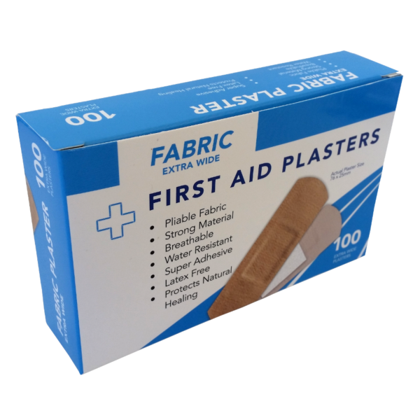 Plaster Range, Includes Fabric, Waterproof and Food Industry Plasters