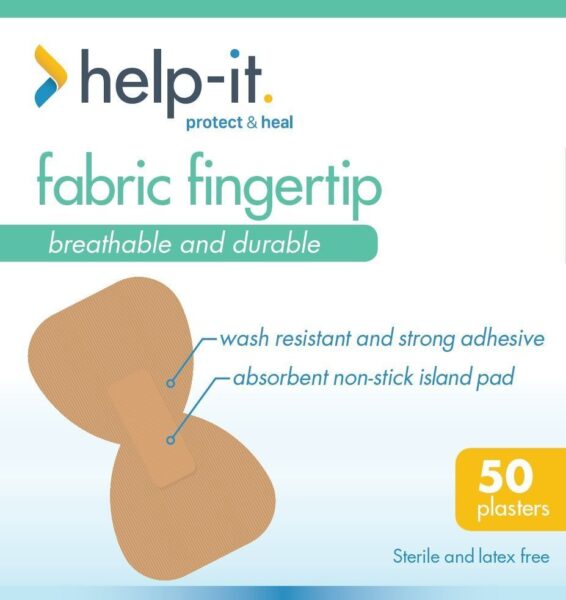 Fabric Shapes Plasters 50 Per Box. Flesh Coloured