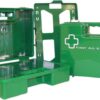 Green First Aid Box with compartments - Wall Mounting Bracket