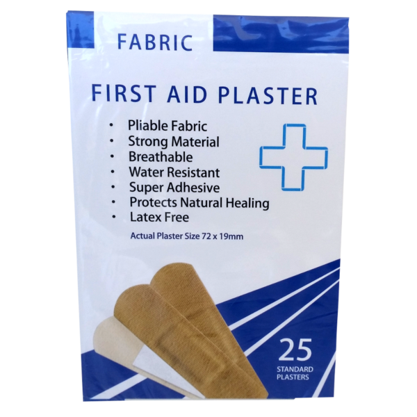 Plaster Range, Includes Fabric, Waterproof and Food Industry Plasters