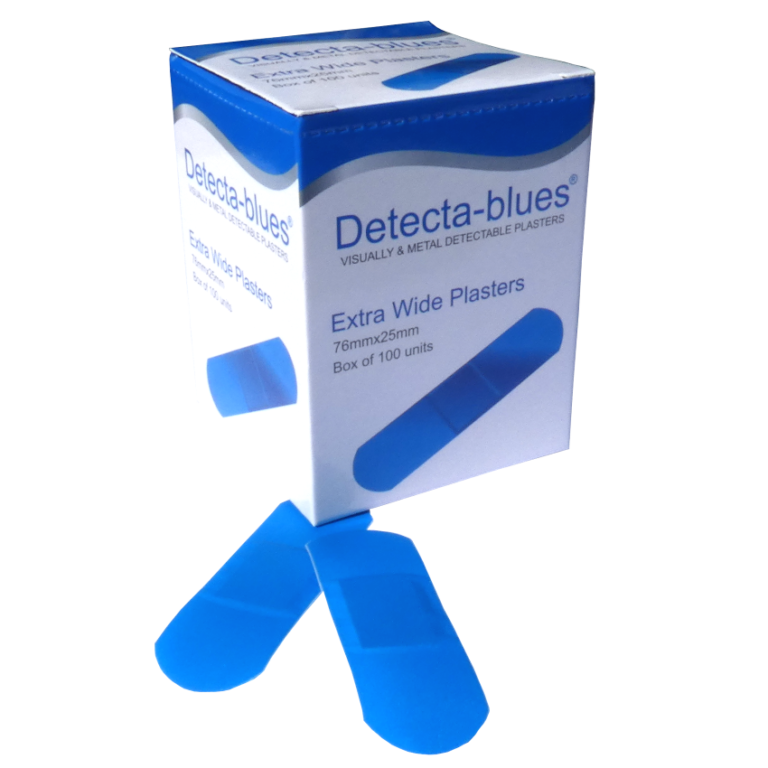 Blue Detectable Standard Plasters Food Industry Compliant