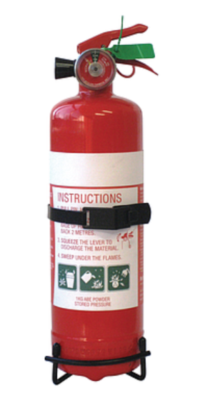 First Aid Kit With Fire Extinguisher Ideal for people working on their own
