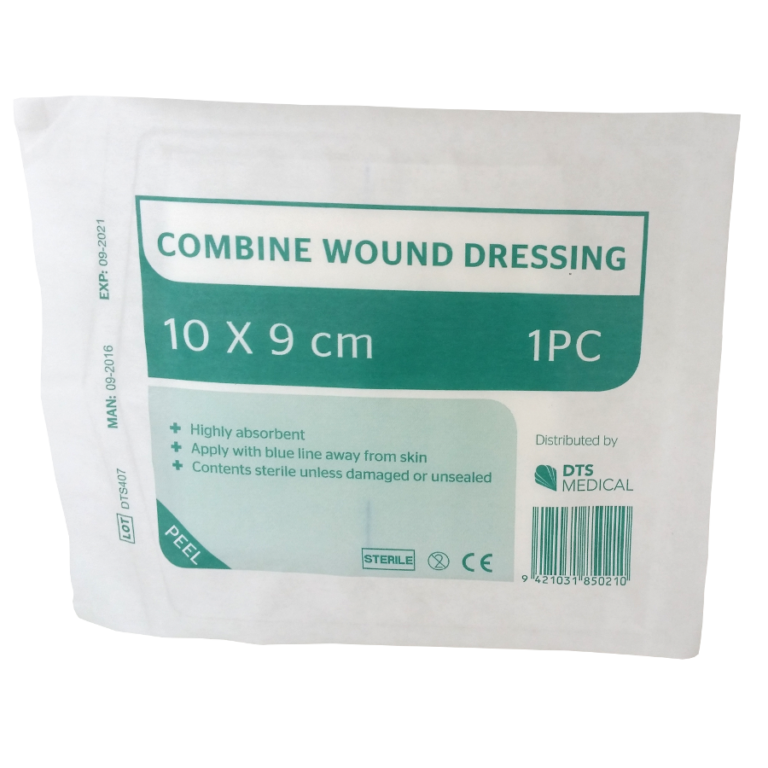 Dressings Combine, Three Sizes, Highly Absorbent Sterile Pad