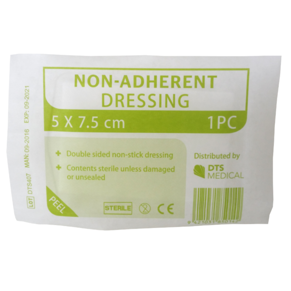 Dressings Non Adherent, 7.5cm x 10cm and 5cm x 7.5cm