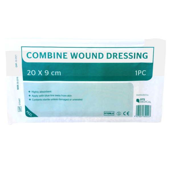 Dressings Combine, Three Sizes, Highly Absorbent Sterile Pad